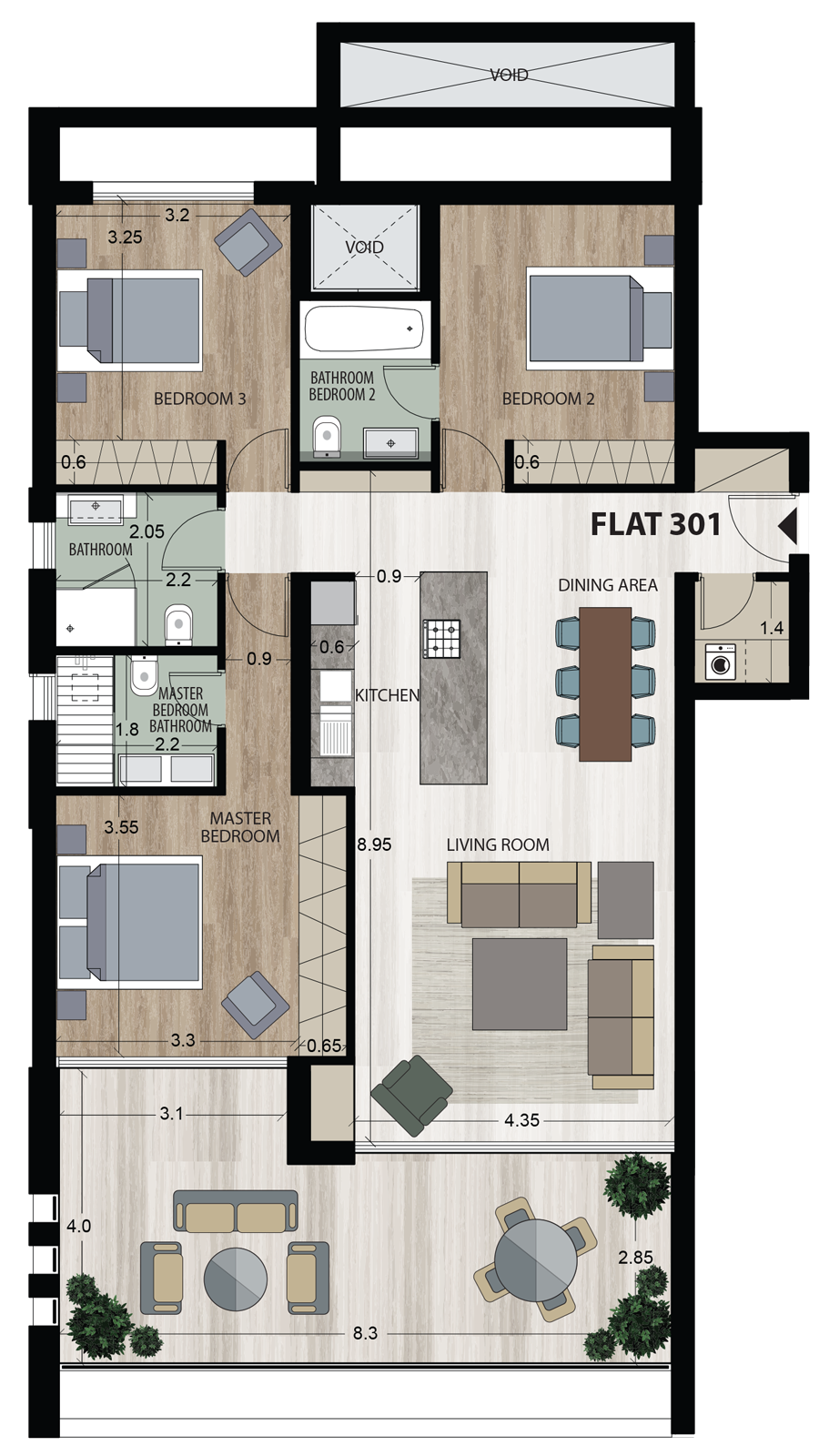 Apartment 301 - La Thea