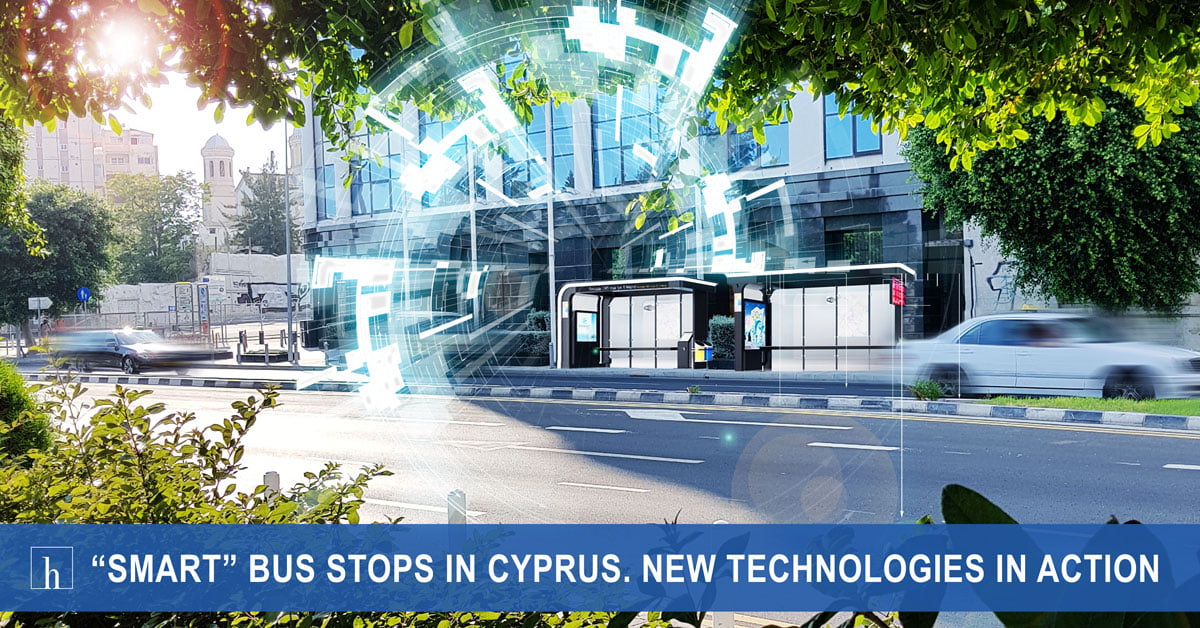“Smart” bus stops in Cyprus. New technologies in action